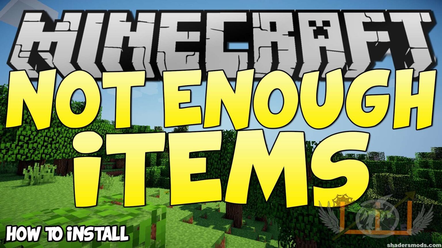 Not Enough Items Mod 1.12.2 → 1.11.2 (NEI) — Shaders Mods
