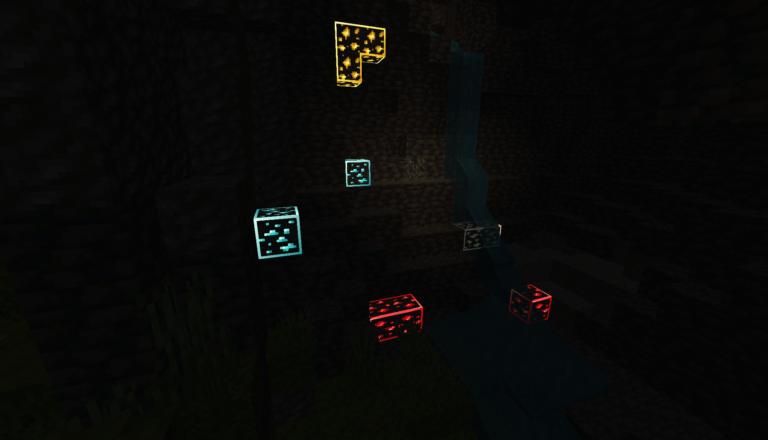 Visible Ores Texture Pack 1.19.4 → 1.18.2 — Shaders Mods